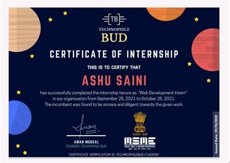 Ashu Saini On Linkedin Internship