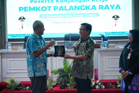 Foto Pemkot Palangka Raya Jajaki Kerja Sama Dengan HST Wabup Mansyah