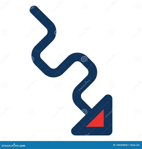 Arrow Fork Isolated Vector Icon Which Can Be Easily Modified Or Edited Stock Vector