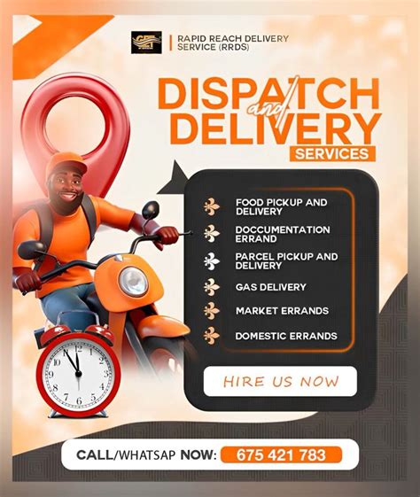 Dispatch And Delivery Flyer Design Flyer Business