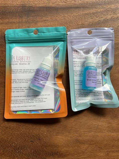 Small Animal Topical Mite And Lice Treatment Drops