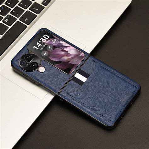 เคสโทรศัพท์มือถือ แบบฝาพับ พร้อมช่องใส่บัตร สําหรับ Oppo Find N3 Flip