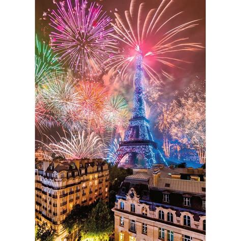 Puzzle 1500p Urbain Feu D Artifice 14 Juillet Paris Nathan BCD Jeux