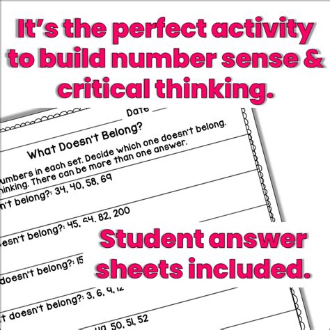 what doesn t belong valentine math made by teachers