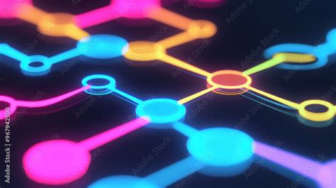 A Flowchart Of Abstract Shapes And Symbols Leading To Different