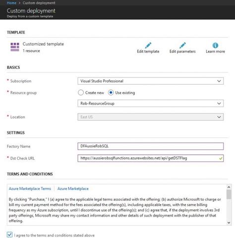 Azure Data Factory V2 Handling Daylight Savings Using Azure Functions