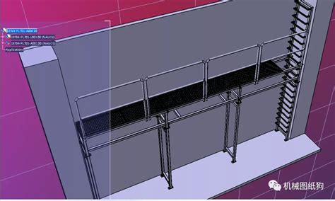 【工程机械】inside Platform钢结构支架平台3d图纸 Step格式 知乎