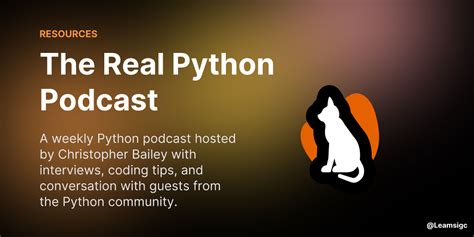 The Real Python Podcast Must Know Resources For Developers By Giessen Dev