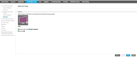 Creating A Scan To Folder Quickset On Devices Using Futuresm Hp