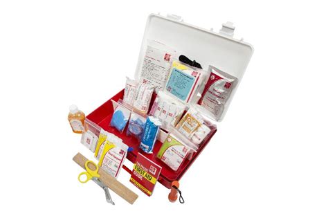 First Aid Workplace Kit Large Plastic Box 155 Components Sjf P2