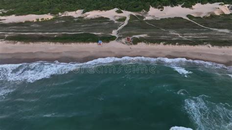 Florianópolis Campeche Beach During Sunrise Brazil Rio Tavares Neighbourhood Stock Video