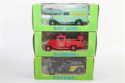 Shopthesalvationarmy Vintage Eligor Die Cast Cars Lot 10 Pieces 3628