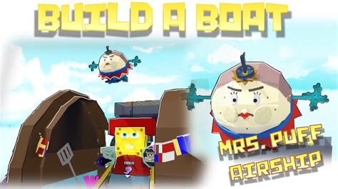 Krusty Krew Spongebob Mech Now With Mrs Puff Airship Babft Roblox