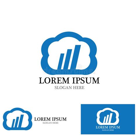 Cloud Techno Logo Vector Template Stock Illustration Illustration Of