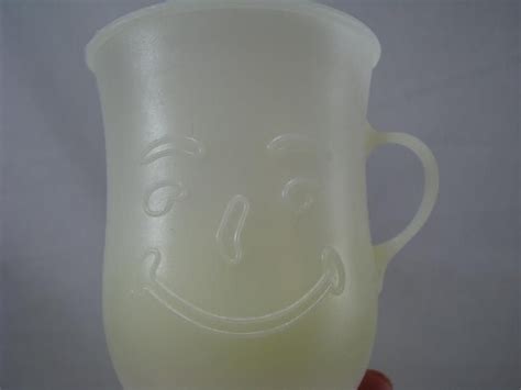 7 Vintage Kool Aid Man Smiley Face White Plastic Mugs Etsy Kool Aid