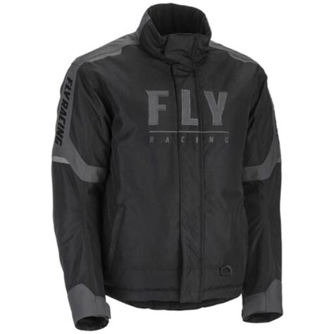 Fly Racing Mens Outpost Jacket Black And Gray 470 4140