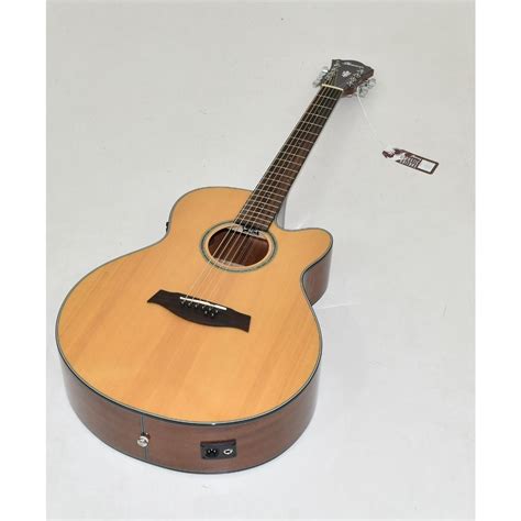 Ibanez Ael108td Nt Natural 8 String Acoustic Electric Guitar 0191 Ae