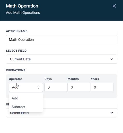 Action Math Operation Highlevel Support Portal