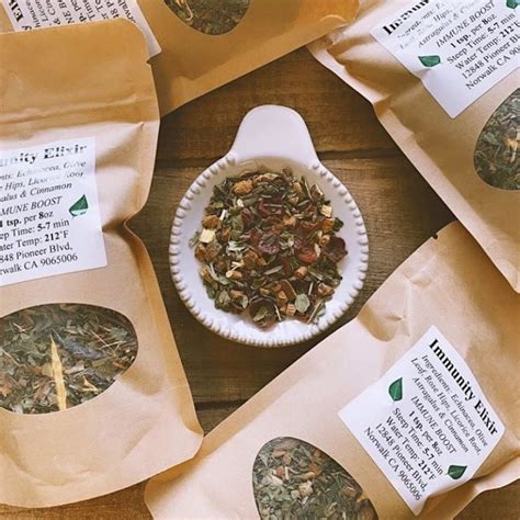 Immunity Elixir Allergies Colds Flu Zens Tea