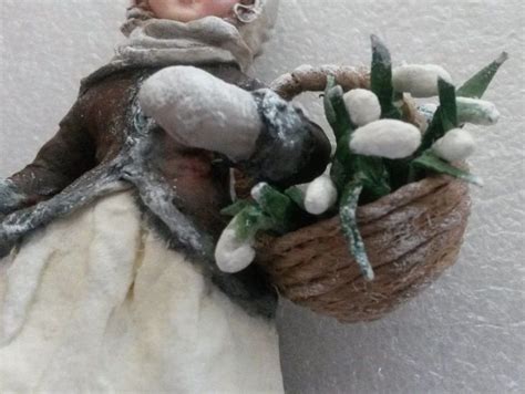 Елочная ватная игрушка 12 месяцев Падчерица ПРОДАНО в интернет магазине Ярмарка Мастеров по