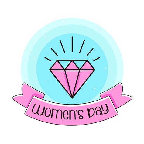 Poder De La Chica Vector De Ilustración De Pegatinas Vector Premium