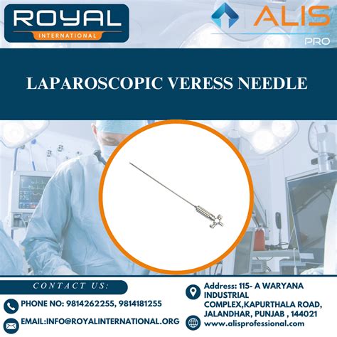 Laparoscopic Veress Needle At Best Price In Jalandhar Punjab Royal