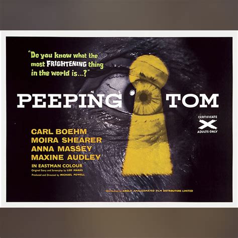 Peeping Tom 1960 Original Movie Poster Vintage Film Poster At