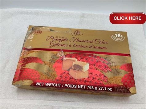 Isabelle Pineapple Flavoured Cakes 16 Pc Rideau Auctions