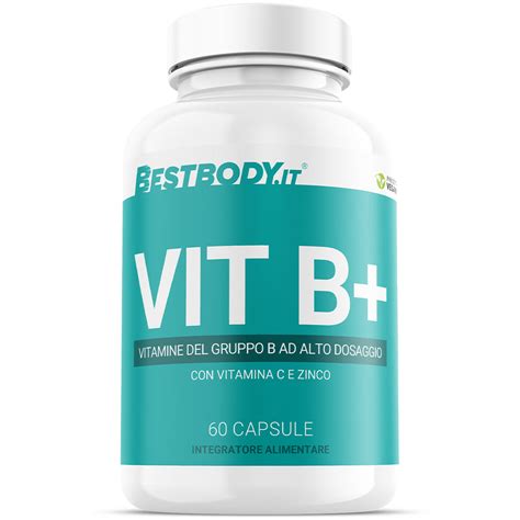 Bestbody Vit B Con Vitamina B C E Zinco Veg 60 Capsule Superfarma