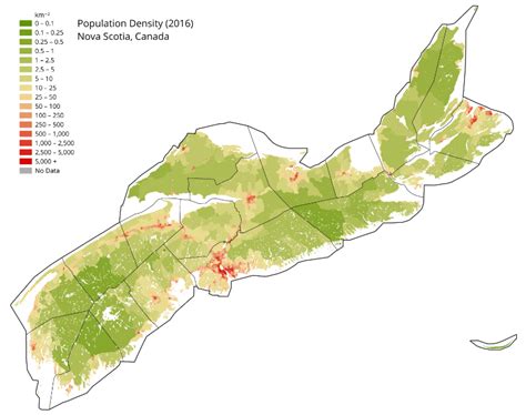 Population Density Of Canada 2022