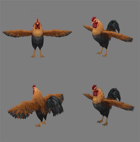 Beautiful Rooster 3d Model 3ds Max Files Free Download Cadnav