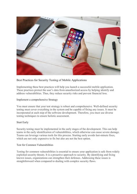 Importance Of Testing Mobile Apps For Security Vulnerabilitiespdf