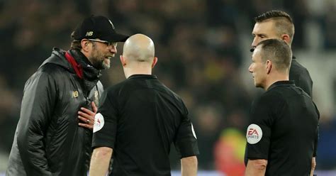 Jurgen Klopp Slammed For His Reaction To Officials After Liverpool Draw