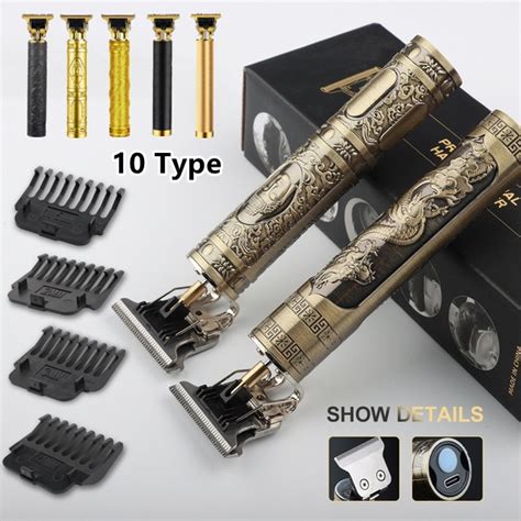 Rechargeable Hair Cutting Professional Electric Hair Clipper Mens