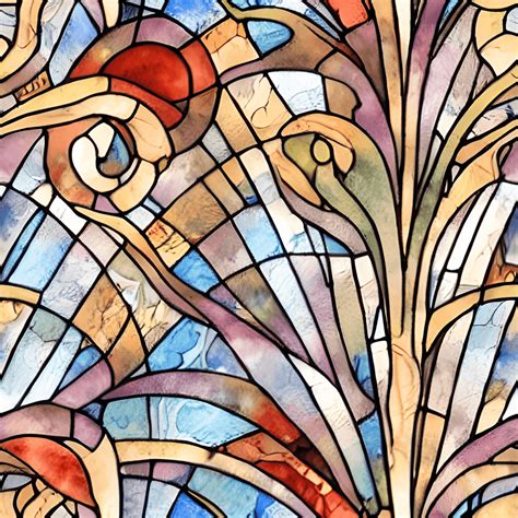 Abstract Stained Glass Patterns