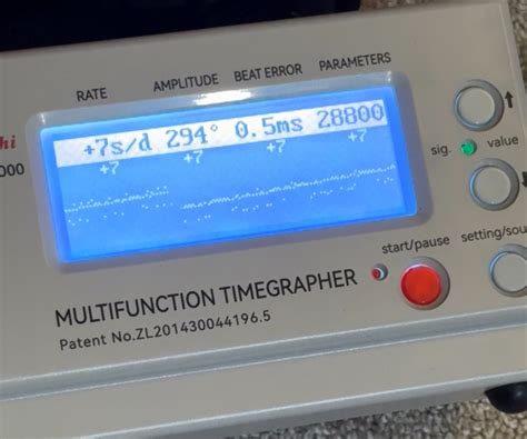 Reading Timegrapher Results Watchuseek Watch Forums