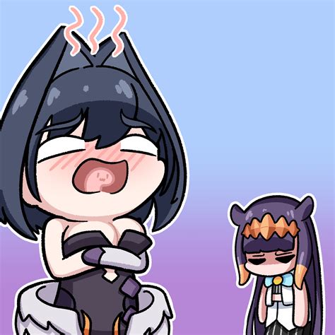 Kkeulna Ninomae Inanis Ninomae Inanis 1st Costume Ouro Kronii Ouro Kronii 1st Costume