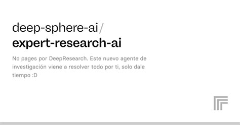 deep sphere ai expert research ai run with an api on replicate