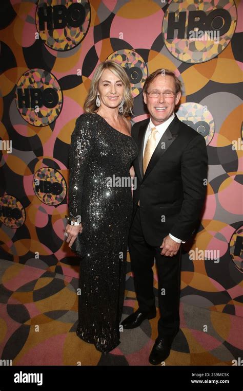 Nadia Comaneci And Bart Connor At The Hbo Golden Globes After Party Arrivals Los Angeles Usa
