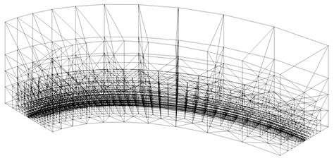 Finite Element Models A A Quarter Of The Cylinder And B Fe Mesh
