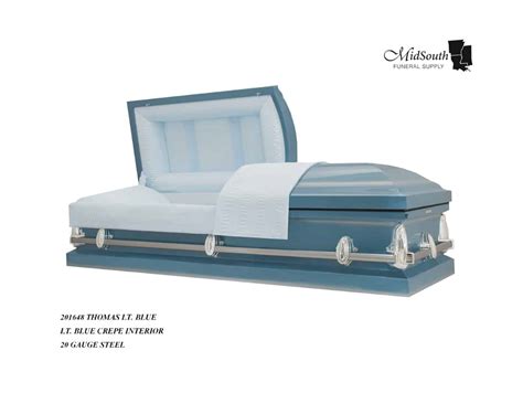Thomas Light Blue Mid South Funeral Supply