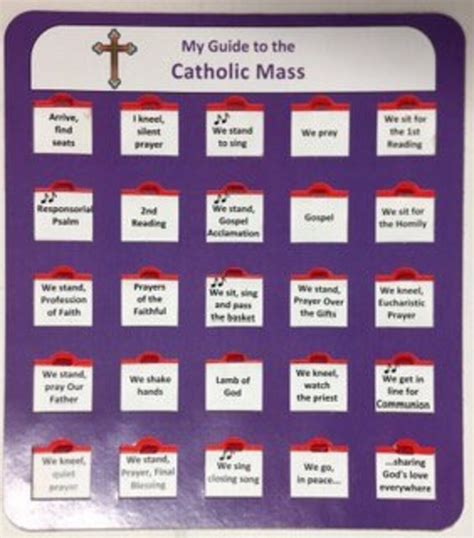 Catholic Mass Guide With Pull Down Red Window Sliders Order Of The