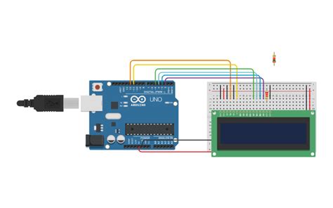 Circuit Design Arrows In A Circle On The Lcd Screen Tinkercad