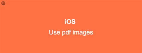 Use Pdf Images In IOS Mobikul