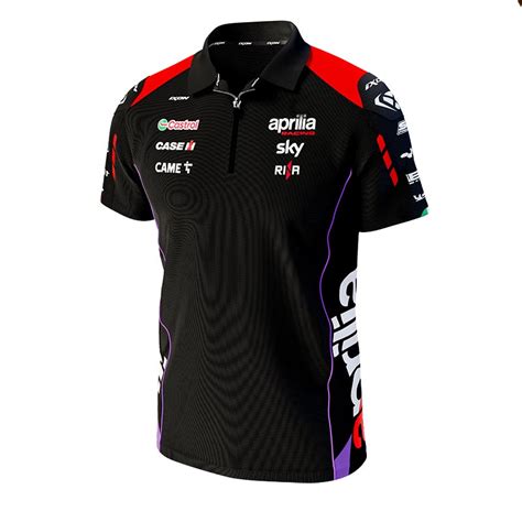 T Shirt Ixon Po1 Aprilia 24 Nero Rosso Motostorm It