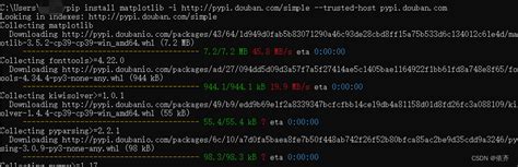 ERROR: Could not find a version that satisfies the requirement matplotlib (from versions: none ...