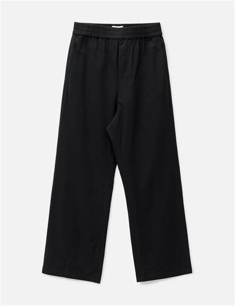 Ami Wide Elasticated Waist Trousers Hbx Globally Curated Fashion