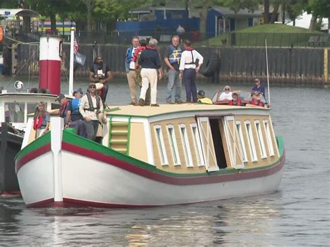 Inauguration Held For Of The Erie Canal Boat Seneca Chief