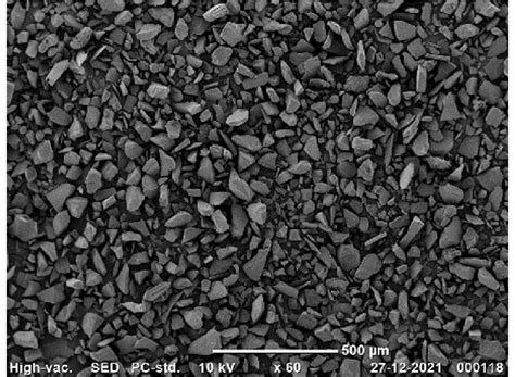 Sem Micrograph Of Sic Reinforced Particle Size Download Scientific